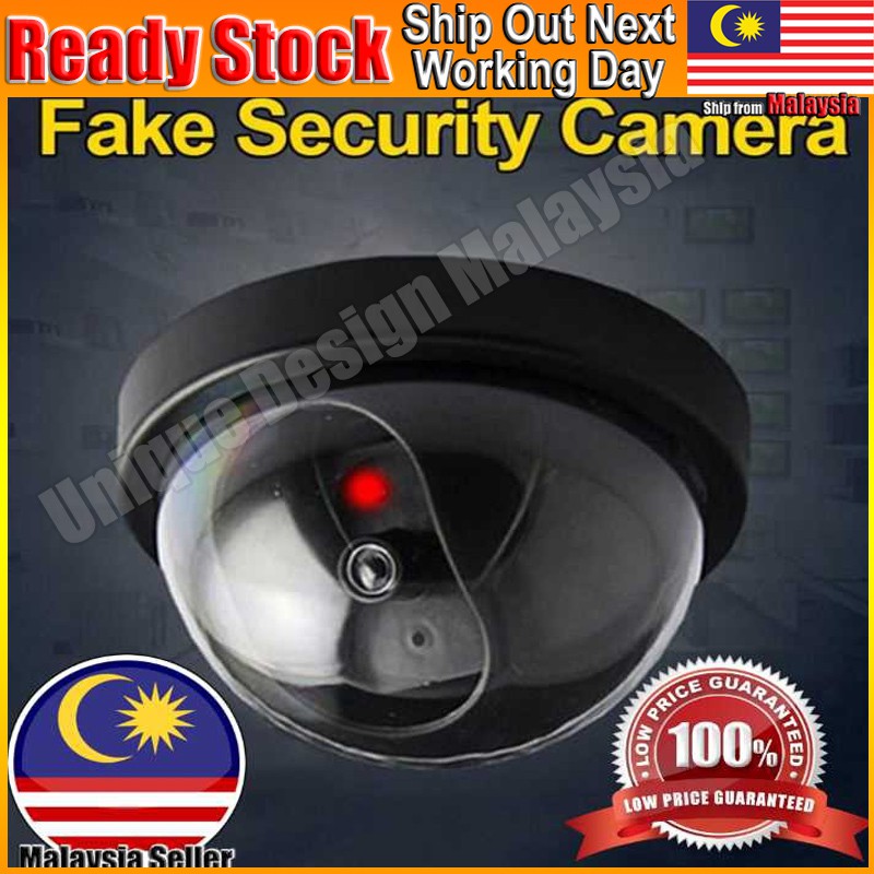 Fake Dummy Security Dome CCTV Camera Led Light Office Shop House Kamera ...