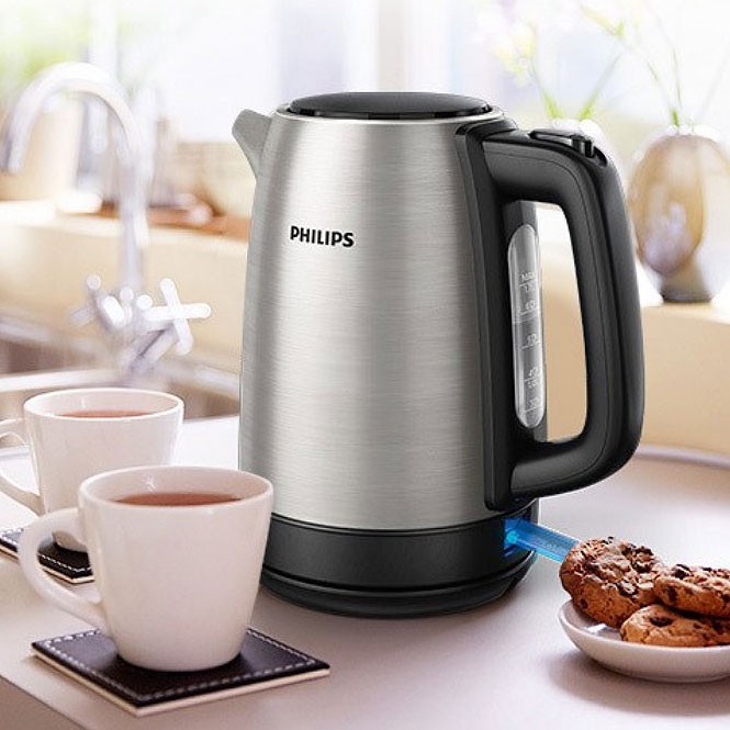 Philips Daily Collection Metal Cordless Electric Kettle | Shopee Singapore