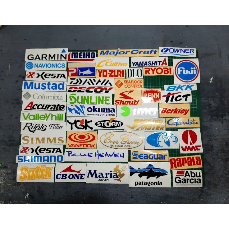Fishing Tool Logo Sticker Fishing Tool Sticker | Shopee Singapore