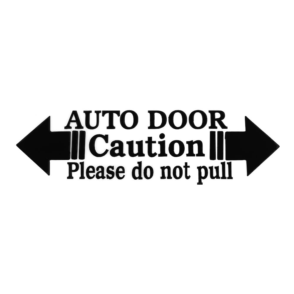 TOP New Car Sticker Glass Please Do Not Pull Auto Door Decal Window ...