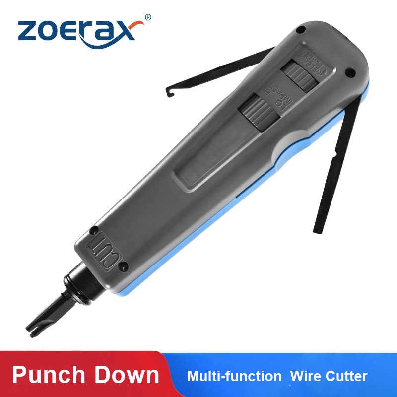 ZoeRax Punch Down Tool 110 & 88 Type Network Cable Tool Double Blades ...