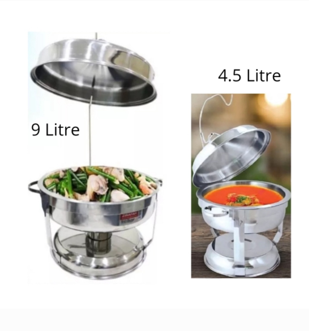 Chafing Dish 4.5L /9L Golden Bell Dome Hanging Bekas Gantung Buffet ...