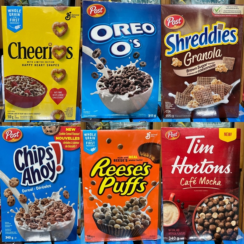 Cereals - Tim Hortons / Chips Ahoy / Reese’s Puffs / Oreo O’s ... Cereals - Tim Hortons / Chips Ahoy / Reese’s Puffs / Oreo O’s ...