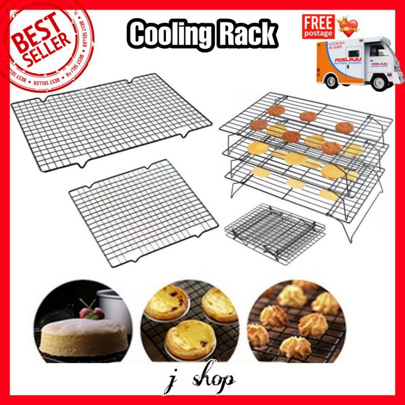 Cooling Rack Big Size Non Stick Cooling Tray Cake Food Rack Oven ...