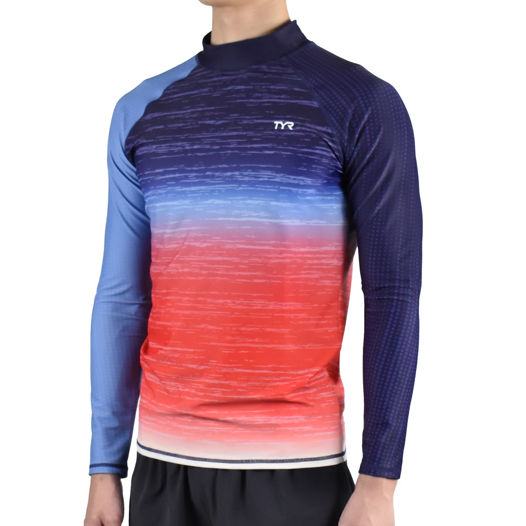 TYR Twilight Men's Long Sleeve Rashguard ( Swimwear) | Shopee Singapore