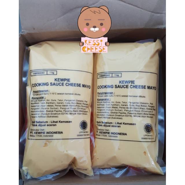 Kewpie CHEESE MAYO / MAYO CHEESE / MAYONNAISE CHEESE 1 KG | Shopee ...
