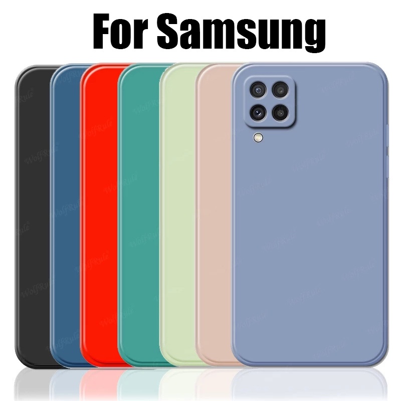 Macaron Candy Colors - Liquid Silicone Case For Samsung ss Galaxy A17 A07 A16 A06 A56 A36 A26 ...