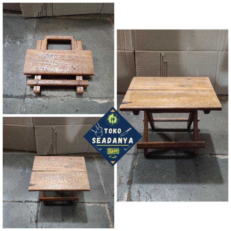 KAYU SMALL ULIN WOODEN STUDY TABLE wooden office table multi-purpose ...