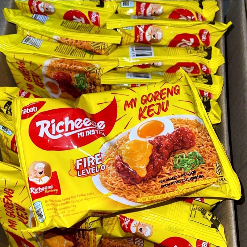 RICHEESE INSTANT NOODLE CHEESE FRIED NOODLE/ / SPICY CHEESEmie ...