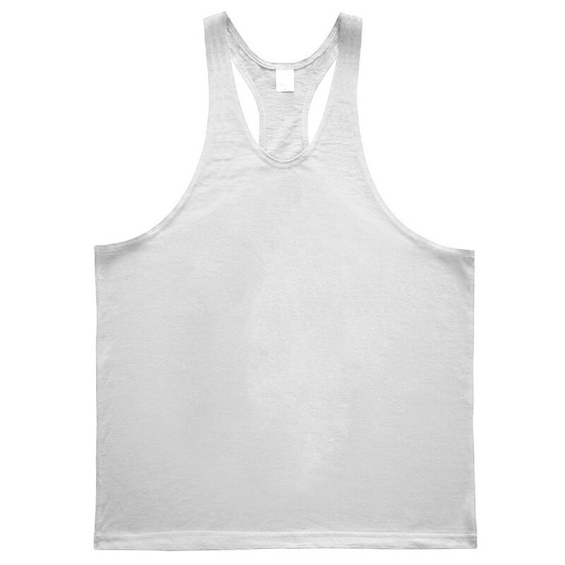 Men's Cotton Tank Top/Sleeveless Fitness Bodybuilding Singlet | Shopee ...