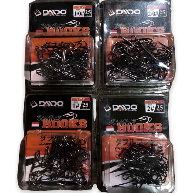 Double Hooks (Daido) | Shopee Singapore