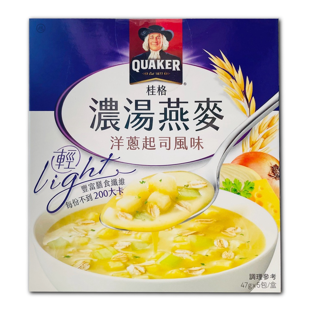 Quaker-Thick Soup Oats Creamy Corn/Fresh Vegetables Mushrooms/Onion ...