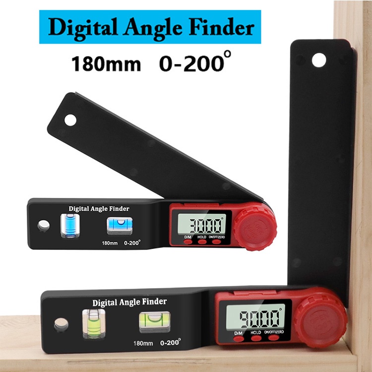 Digital Protractor Angle Finder Inclinometer Electronic Level 360 Degree with Magnets Level ...