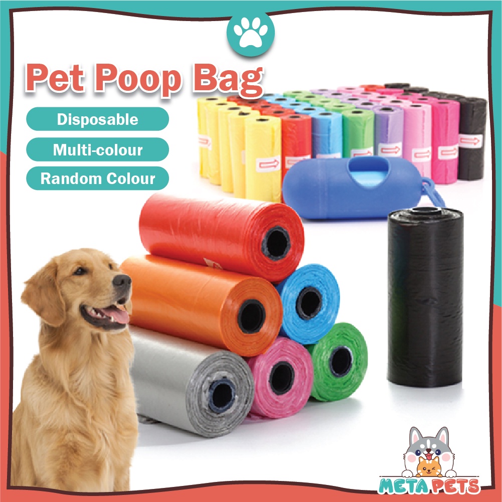 META Pets 3 ROLLS Garbage Bag Disposal Bag Pets Poop Plastic Bags Dog ...