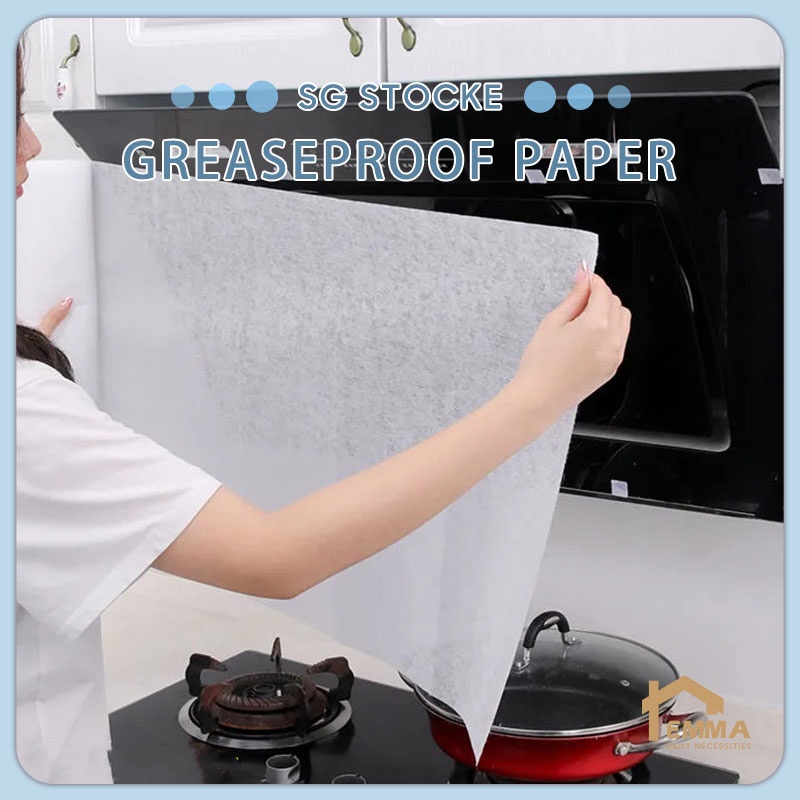 🔥SG Ready Stock🔥 110m/Roll Universal Cooker Hood Grease Filters Paper ...