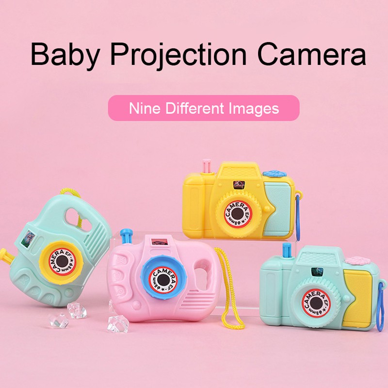 Kids Projection Camera Toy Cartoon Design Light Projection Educational ...