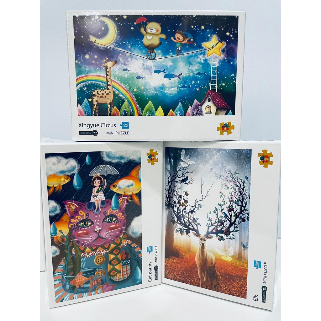 Puzzle / 1000pcs Mini Puzzle / Jigsaw Puzzle / Puzzles / Small Size ...