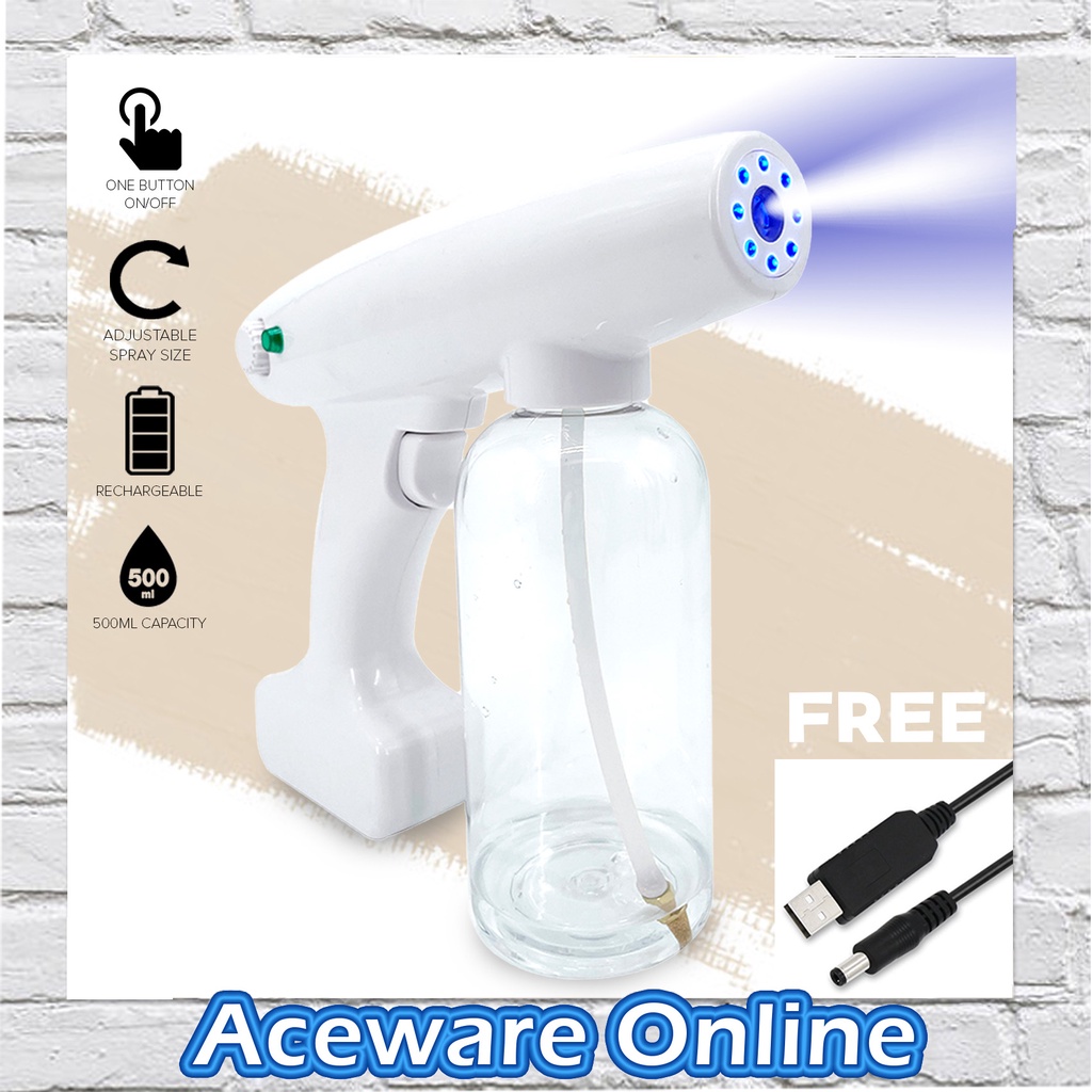 YJ-02 WIRELESS UV DISINFECTANT FOGGING MACHINE RECHARGEABLE ELECTRIC ...