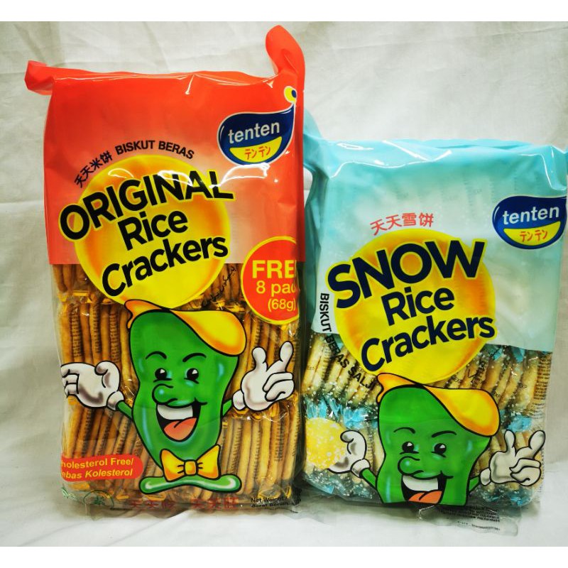 TEN TEN RICE CRACKER/SNOW RICE CRACKERS 360G(40x2PCS) | Shopee Singapore