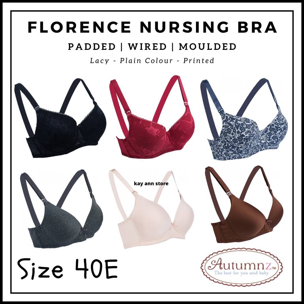 AUTUMNZ - FLORENCE Nursing Bra Size 40E (Underwired) | Shopee Singapore