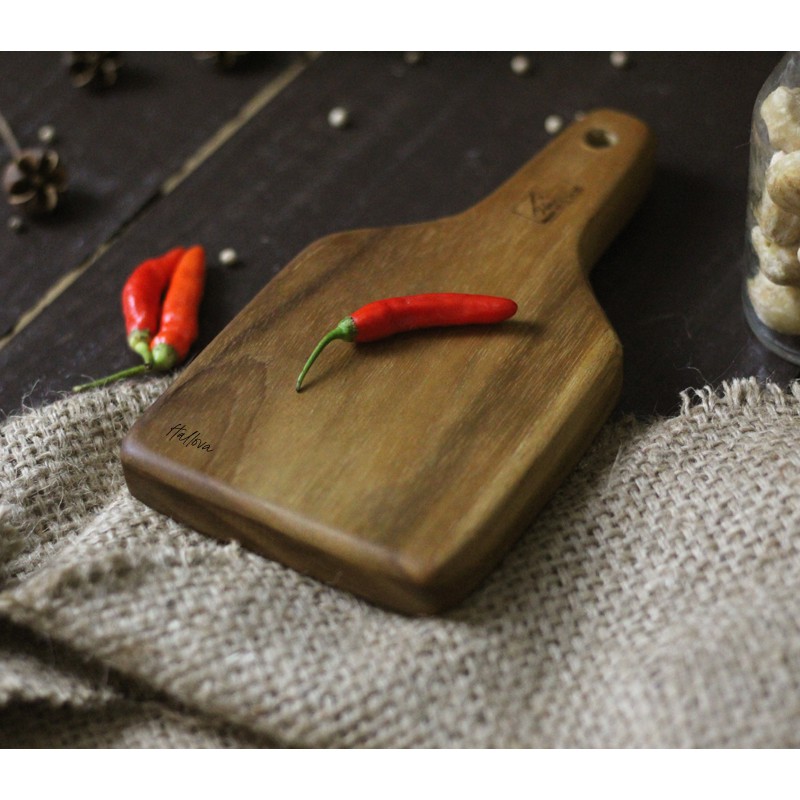 KAYU Mini Oni Serving Board Teak Wood Cutting Board/Teak Wood Placemats ...