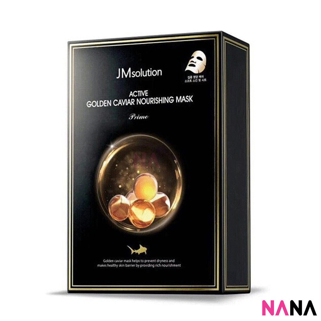 JMsolution Active Golden Caviar Nourishing Mask (10 Sheets/ Box ...