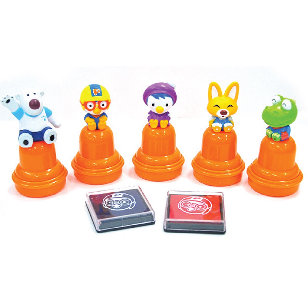 Pororo & Friends 5pcs Character Stamp , Kids Children Stamps Children ...