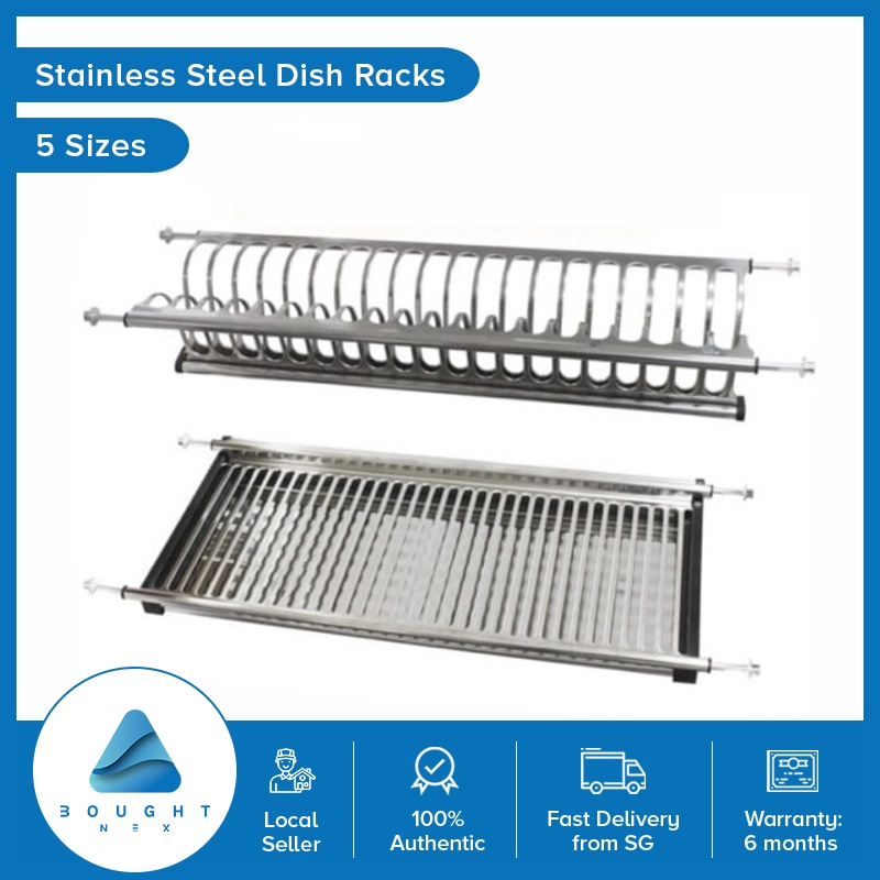Luxury Stainless Steel SUS304 Kitchen Cabinet Dish Rack Space-Saving ...