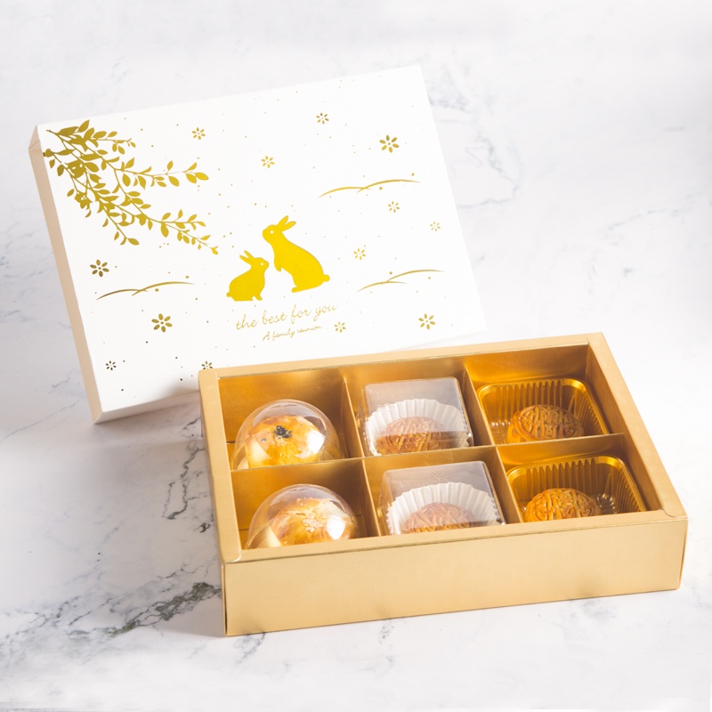 Gold Rabbit Mooncake Box Gold Rabbit Mooncake Box Gold Mooncake Box Egg ...