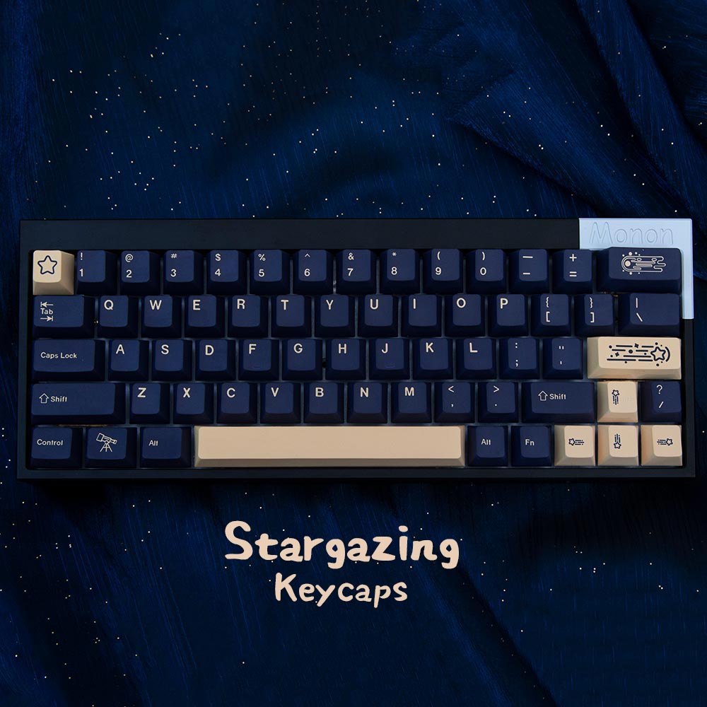 GMK Stargazing Keycap Cherry Profile 124 Key PBT Sublimation Suitable ...