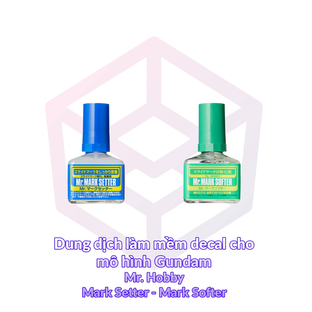 Decal softener for Gundam Mr. models Hobby Mark Setter Mark Softer [TAM ...