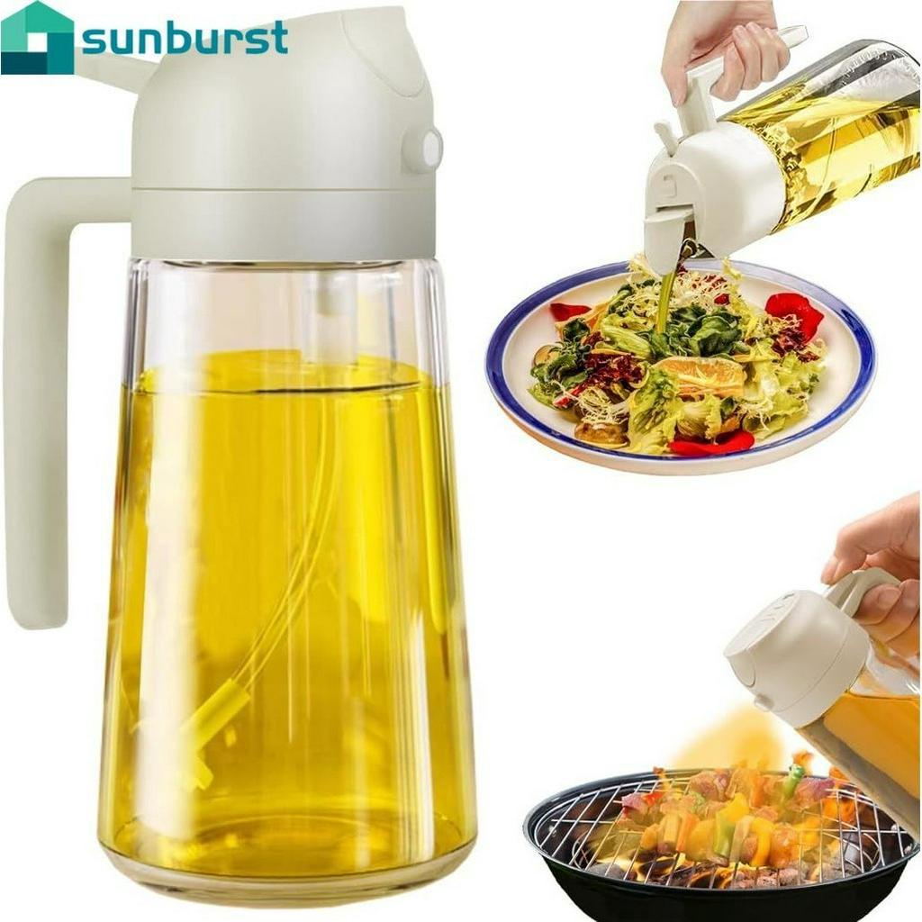 2-In-1 Kitchen Olive Oil Dispenser Bottle - Oil & Condiments Container ...