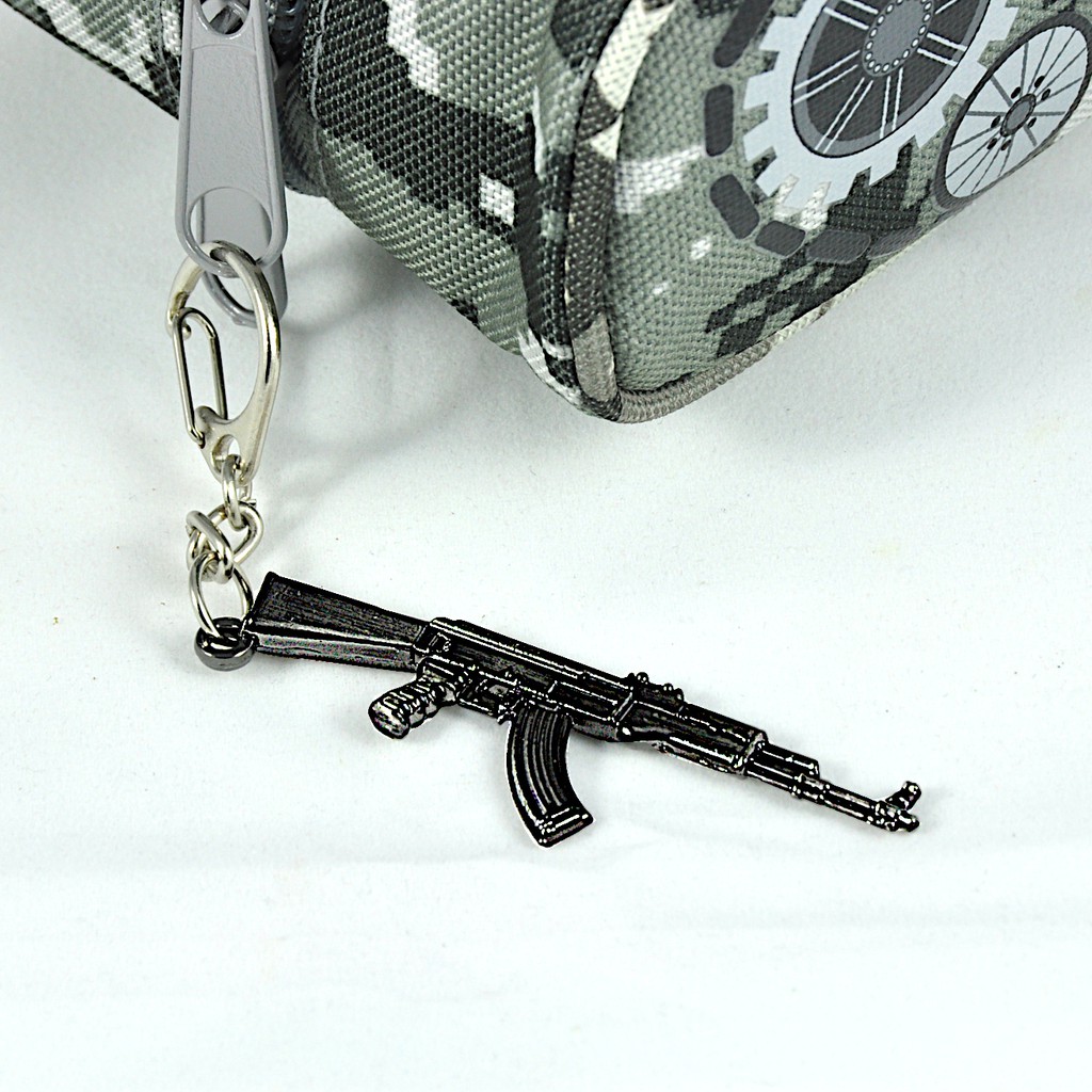 AK-47 / AK47 Machine Gun Metal Gun Rifle Keychain - Military Gift or ...
