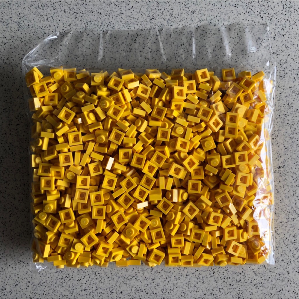 1 x 1 LEGO 3204 Yellow Plate | Shopee Singapore
