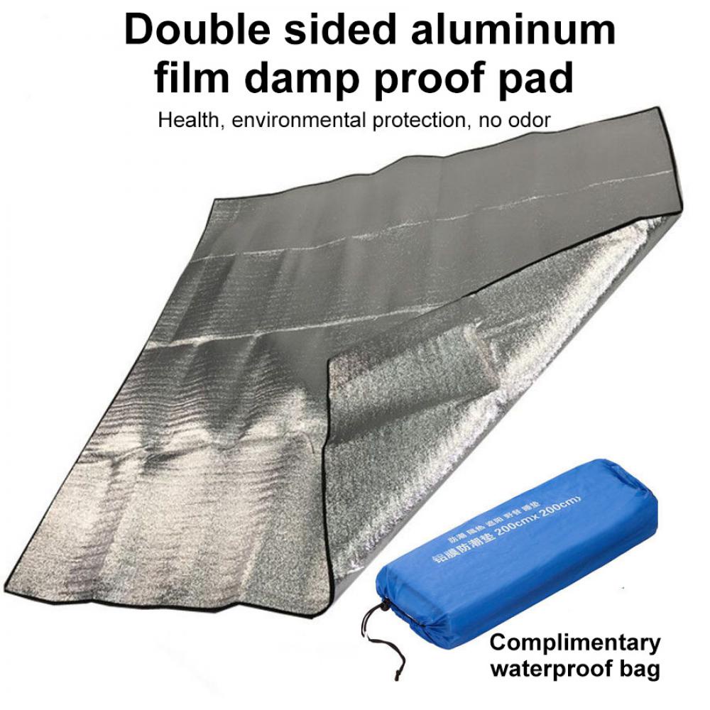 Waterproof Ground Mat Camping Double Sided Aluminium Foil Tikar Outdoor ...
