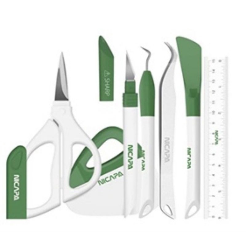 Nicapa Basic Tool Set Craft Weeding Vinyl Cardstock Crafting Tools Kit ...
