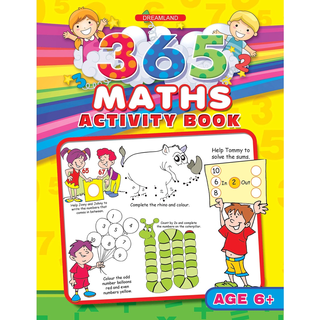 Activity Book/Exercise Book/365 Maths/365 Science book for Age 5 to 6 ...