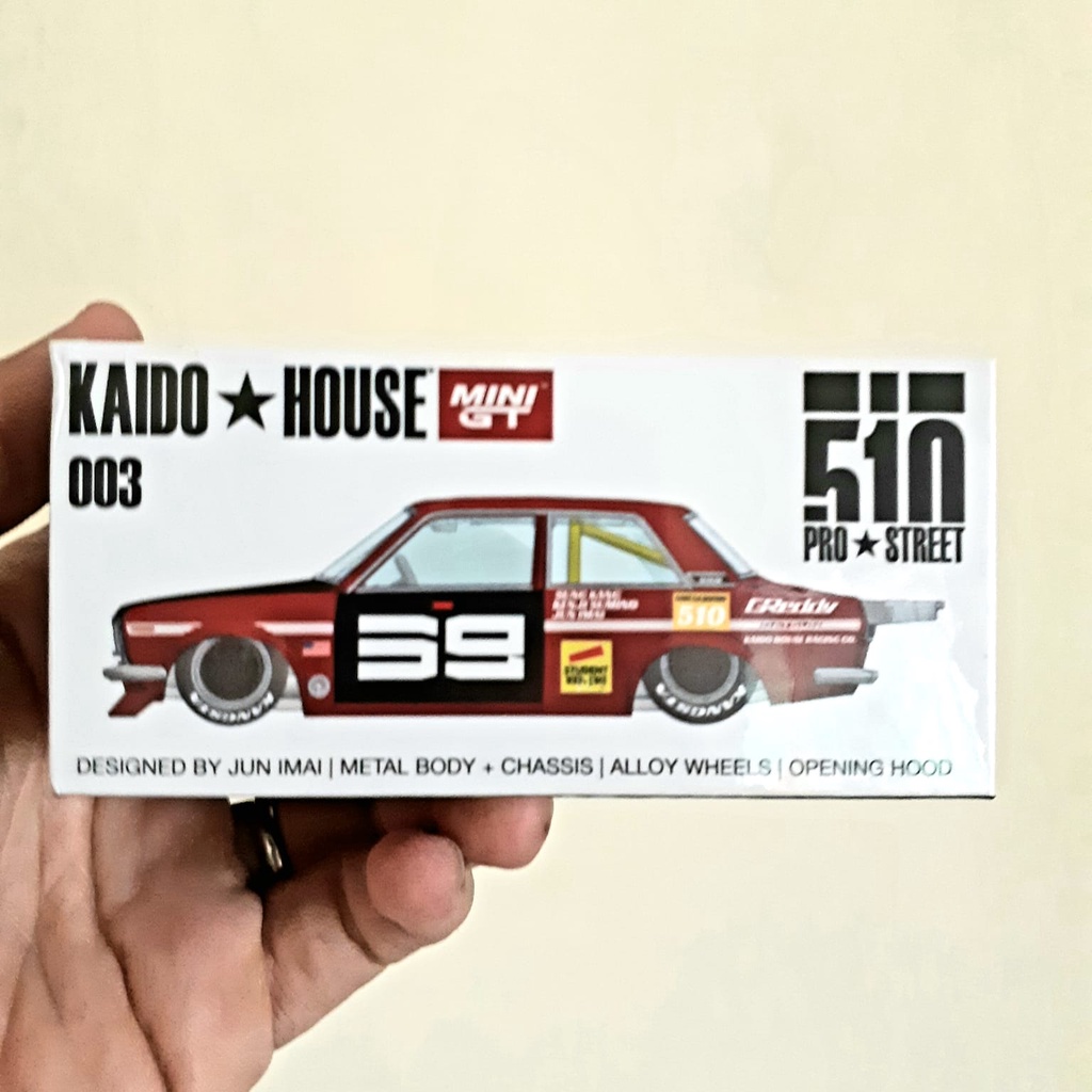 Mini GT KAIDO HOUSE DESIGN BY JUN IMAI DATSUN 510 PRO STREET ORANGE ...