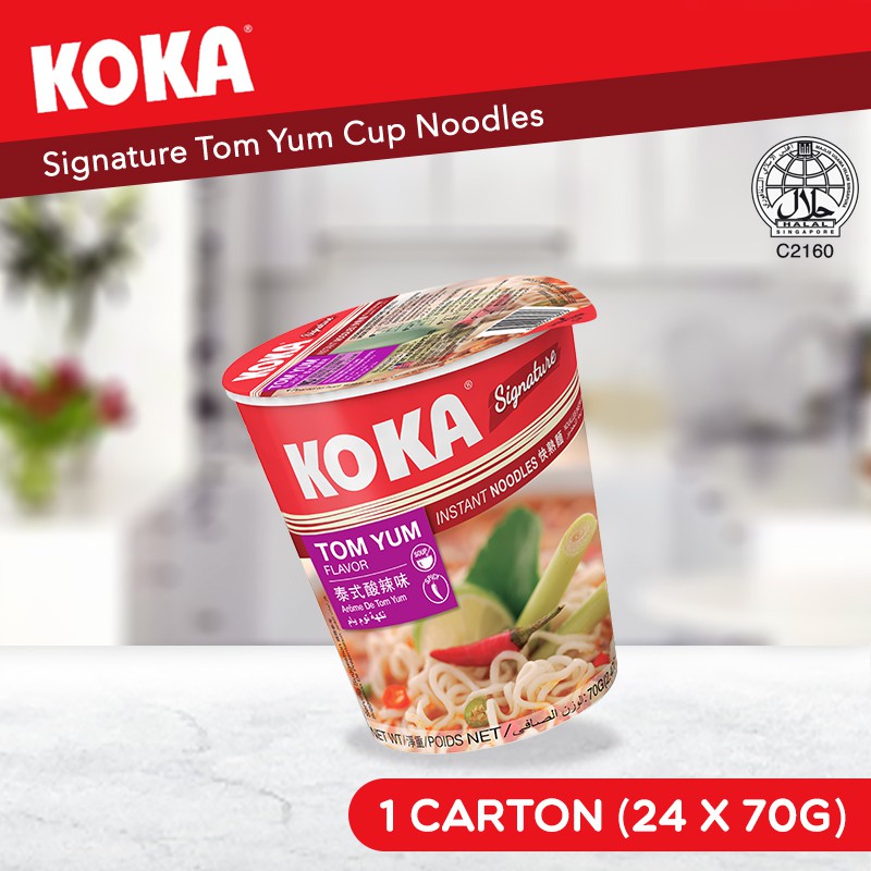 KOKA Signature Tom Yum Cup Noodles (24 Cups x 70g) | Shopee Singapore
