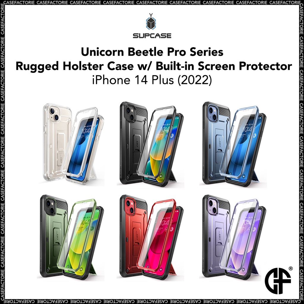 Supcase Unicorn Beetle Pro Full-Body Rugged Holster Case for iPhone 14 ...