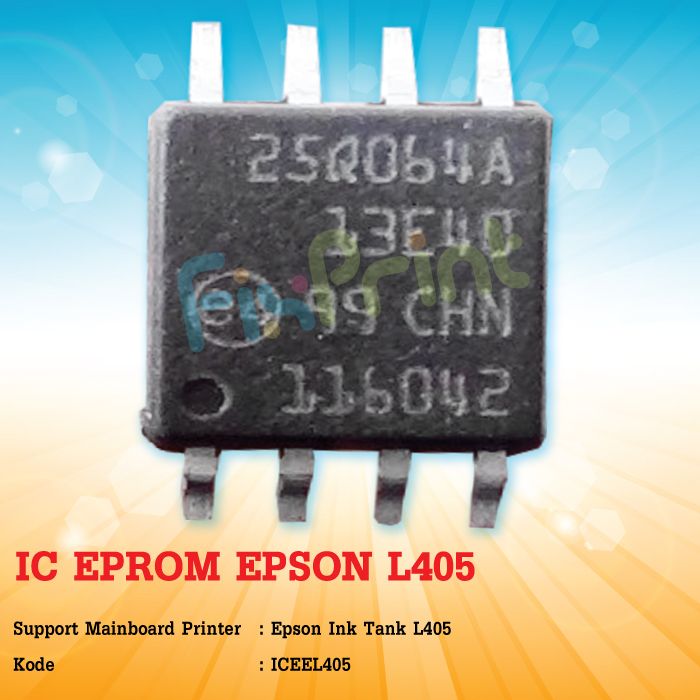 IC Eprom Epson L405 Eeprom Reset Counter Mainboard Printer L-405 L405 ...