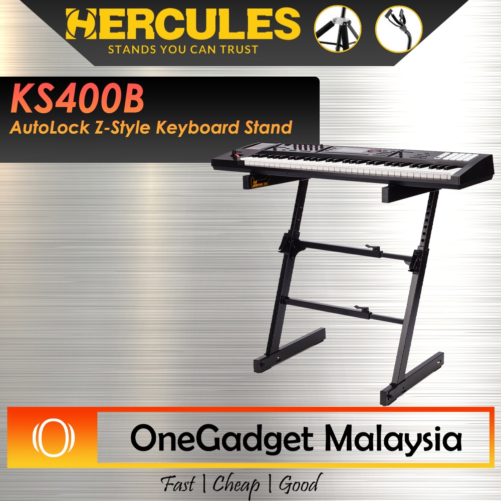 Hercules KS400B AutoLock Z-Style Keyboard Stand | Shopee Singapore