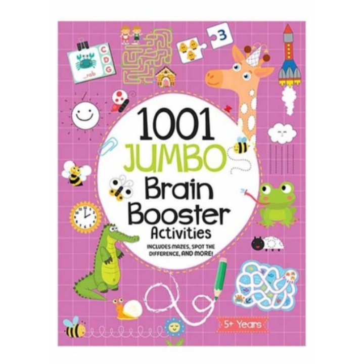 1001 Jumbo Brain Booster Activity book 4 Years - Preschool Activity ...