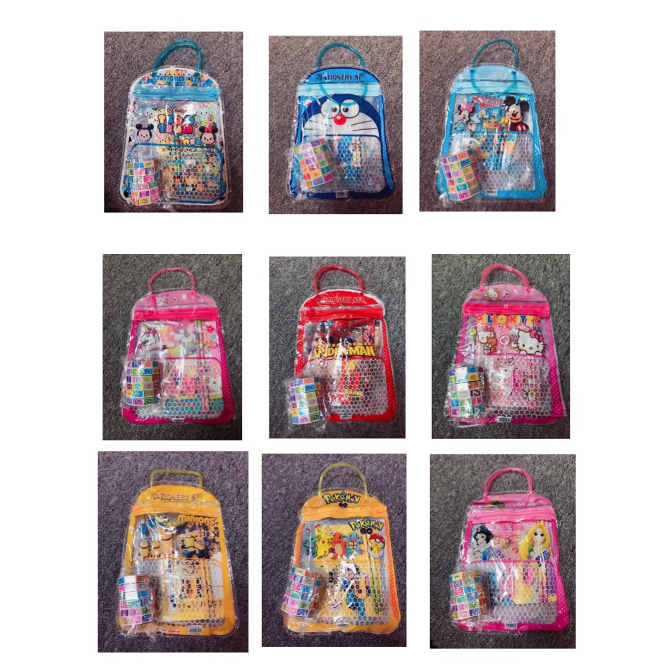 [SG SELLER] Promotional Bundle Kids Birthday Goodie Bag Stationery Set ...