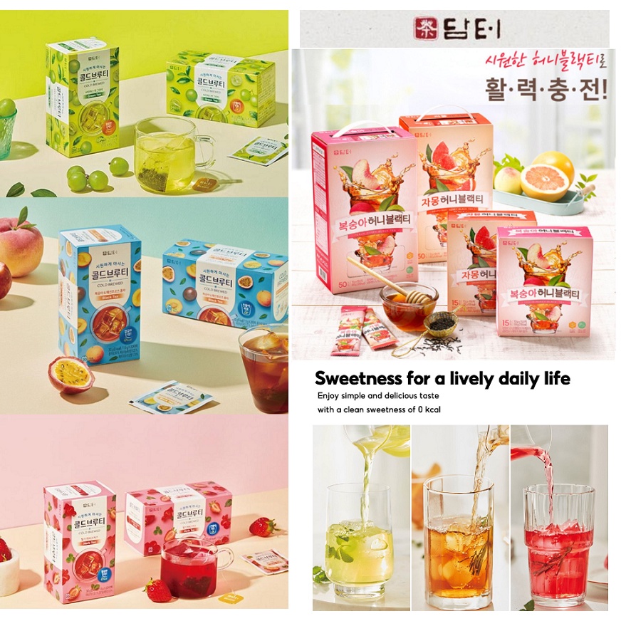 Damtuh Cold Brew Tea|Slim Diet Tea|StrawberryHibiscus,PeachPassionfruit ...