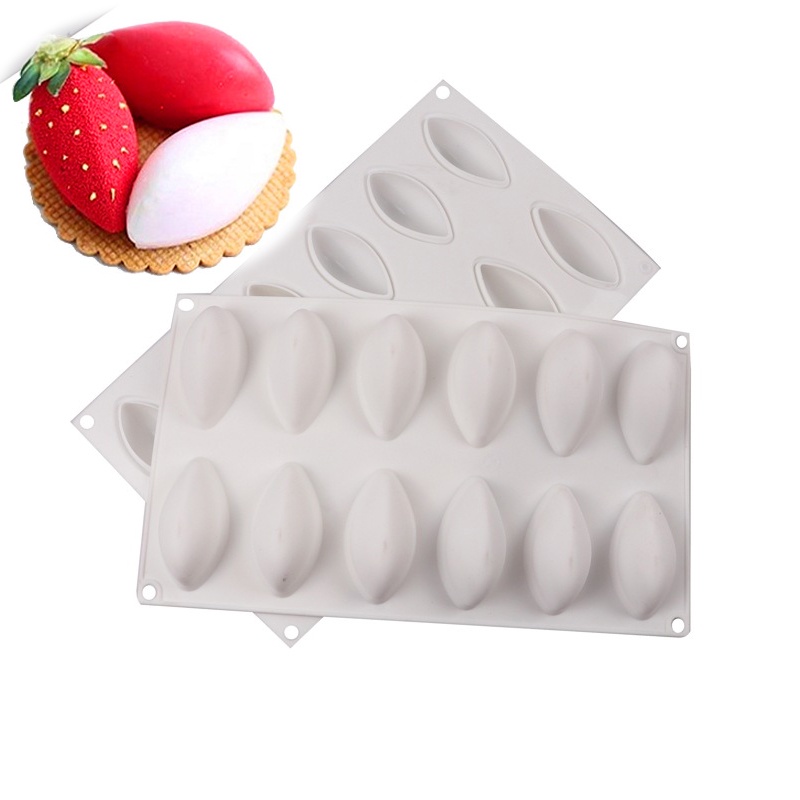 12 hole mango silicone mold mousse cake mold DIY chocolate jelly ice ...