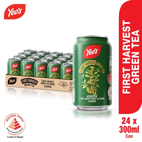 Yeo's First Harvest Green Tea 300ml - 24's (Halal) | Shopee Singapore