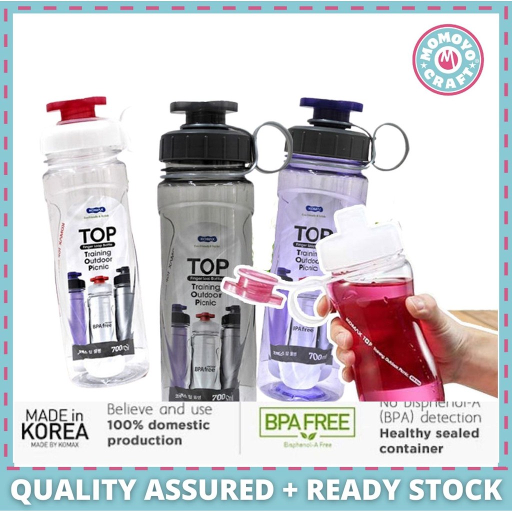 Komax Top Finger Loop Water Bottle Air Botol for Training Outdoor Sport ...