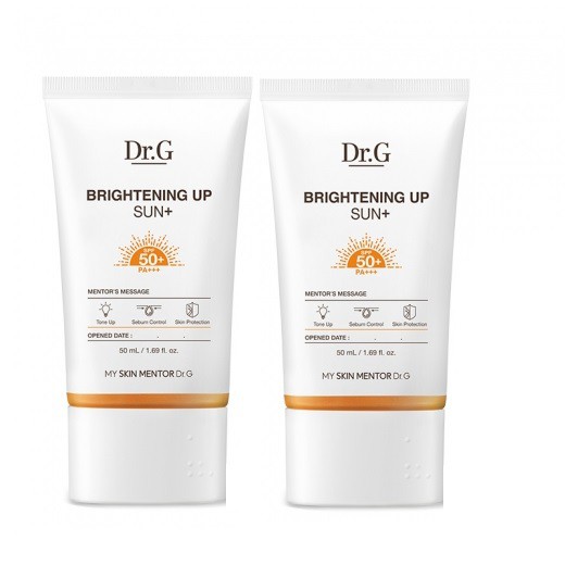1+1 Dr.G Brightening up Sun Plus SPF50+PA++++ 50ml tone up sunscreen dr ...