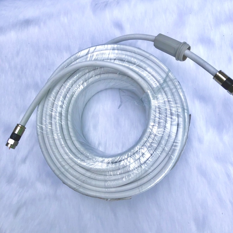 GR6 coaxial TV cable length 5M -10M -15M-20M Pre-pressed with 2 ...